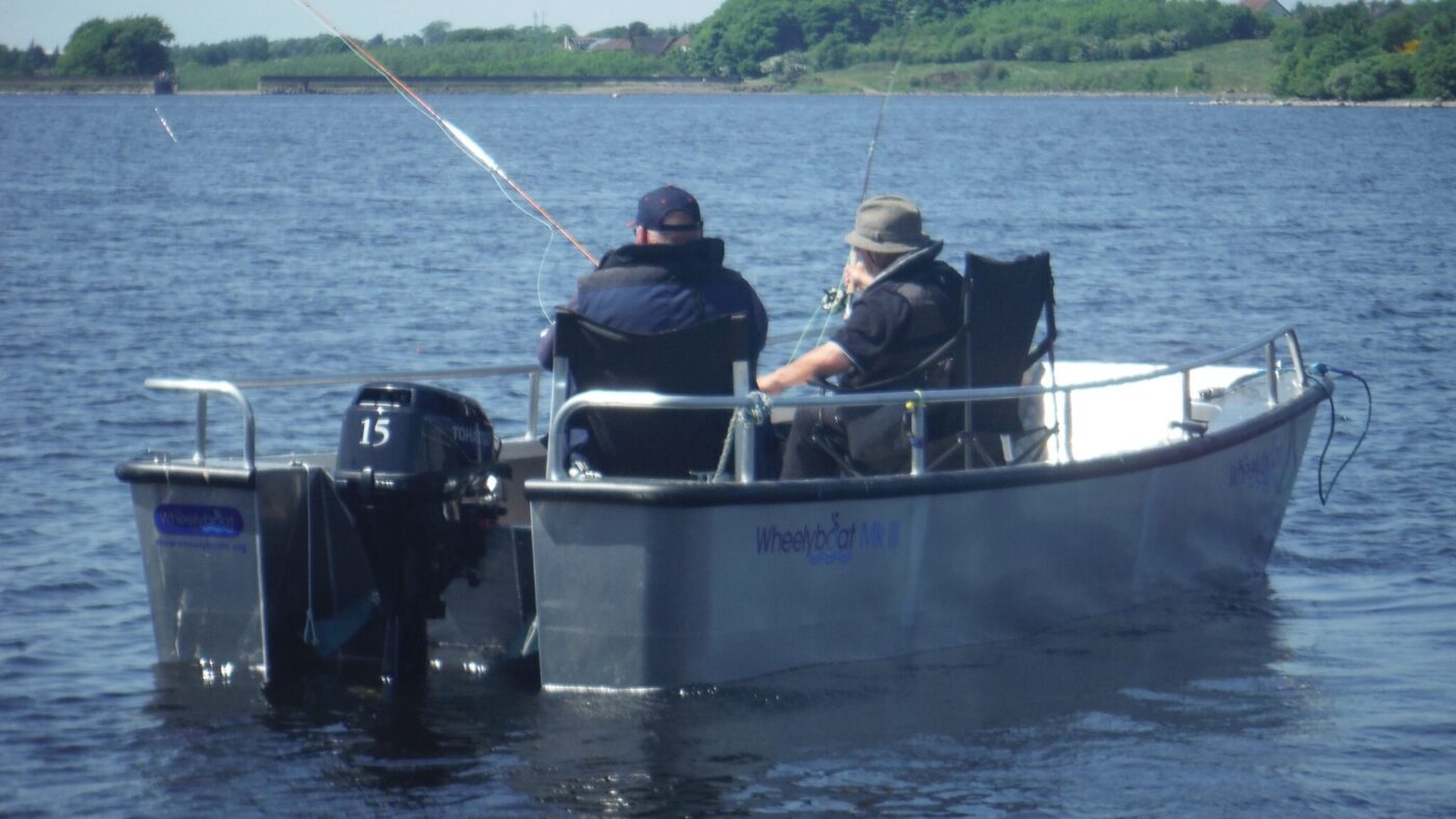 Wheelyboats Launched at Ladybower and Airdrie - Fish & Fly