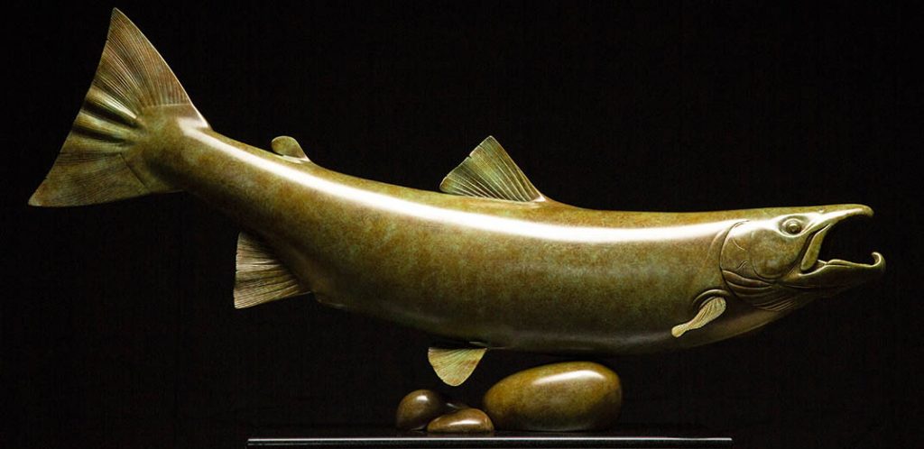 The Art of Fishing - Sculptor Paul Dady - Fish & Fly